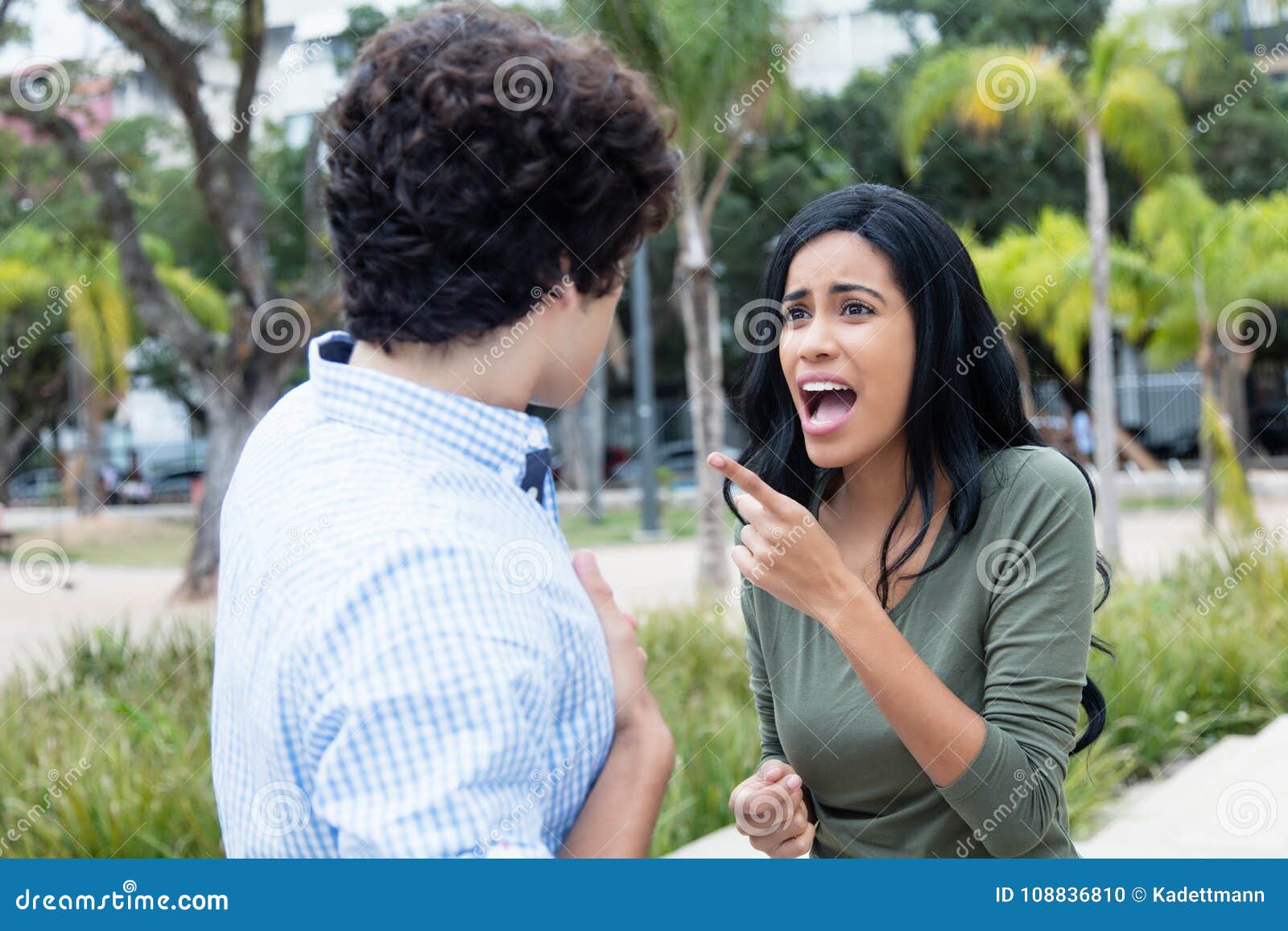 Arguing Young Couple with Problems Stock Photo - Image of conflict ...