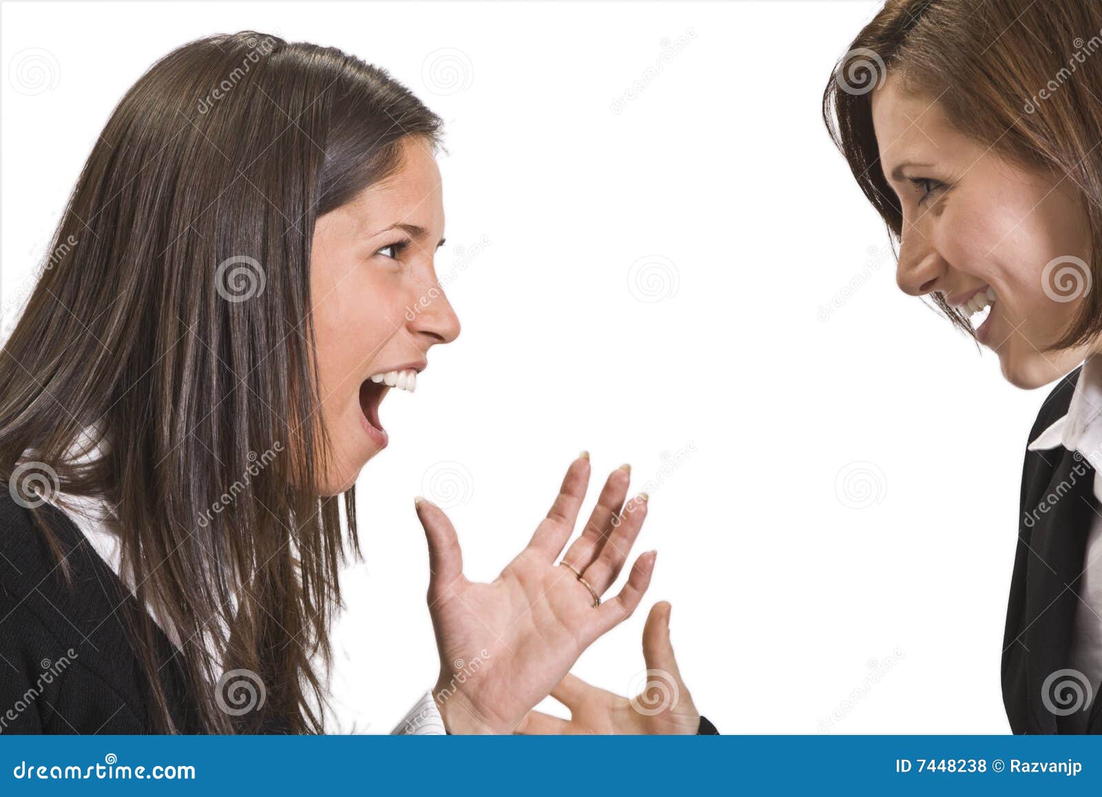 The argument stock photo. Image of people, aggression - 7448238