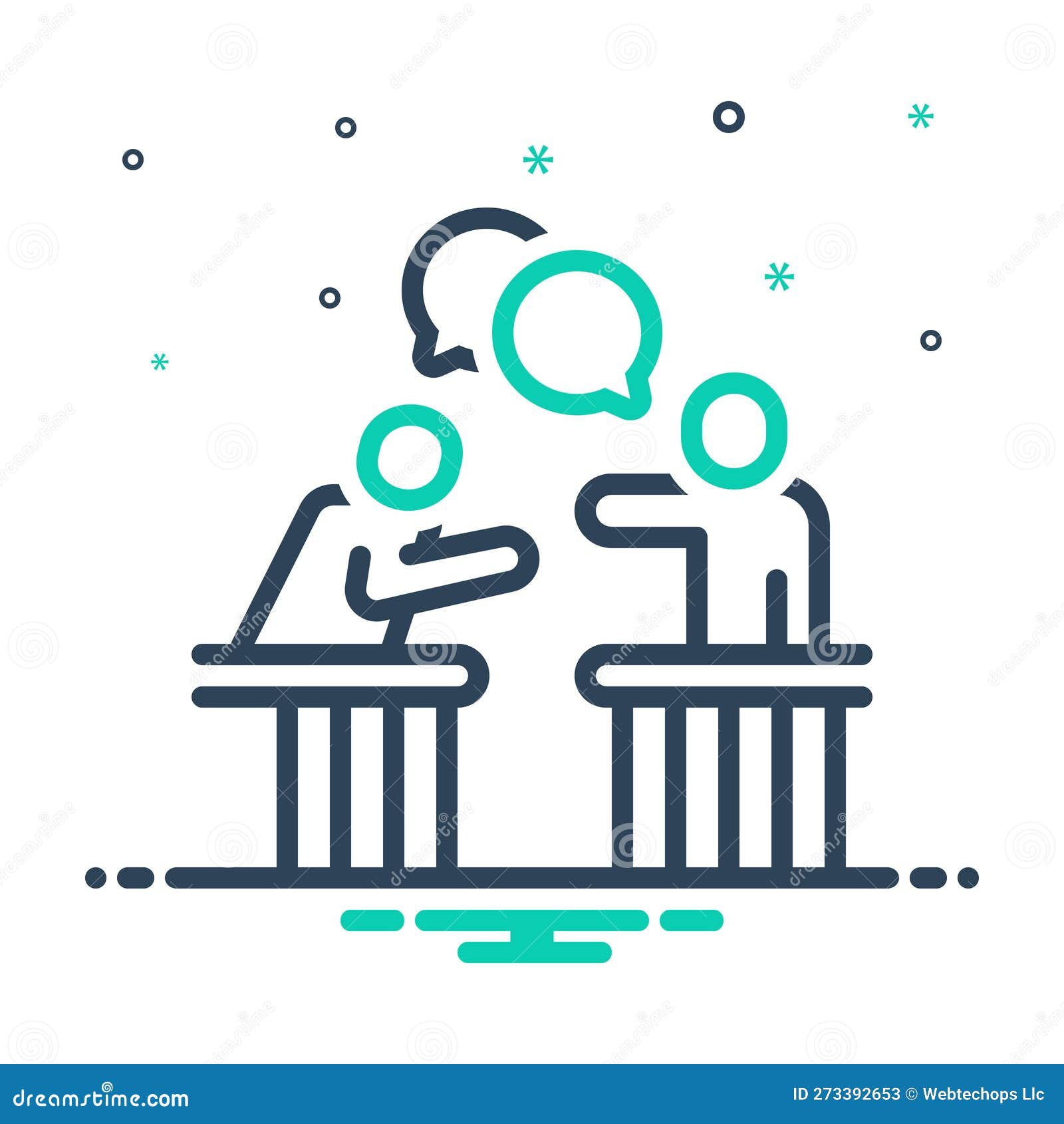Mix Icon for Argument, Contention and Debate Stock Vector ...
