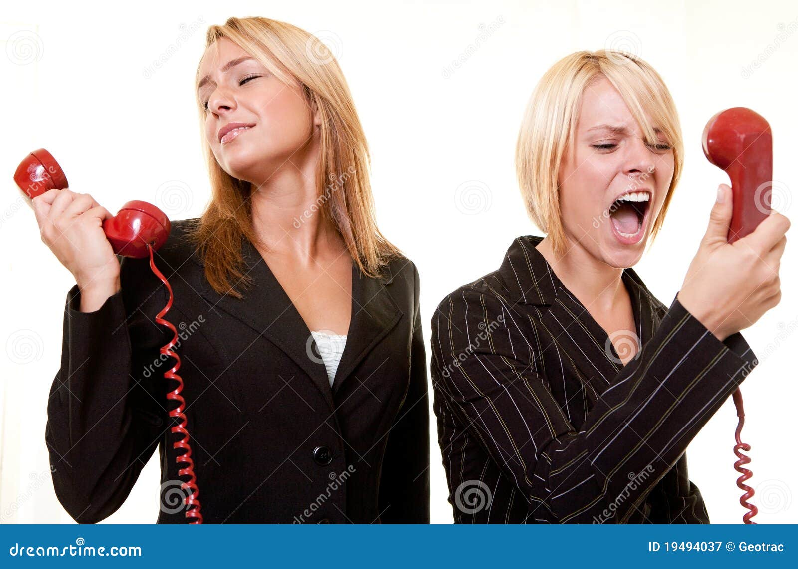 Argument over the phone stock image. Image of lady, attractive - 19494037