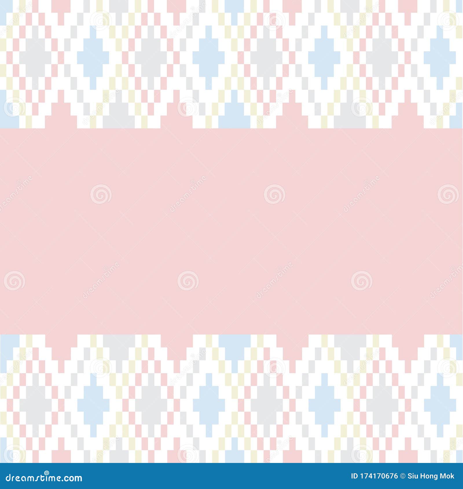 Argyle Geometric Border Template Stock Vector - Illustration of fabric, geometric: 174170676