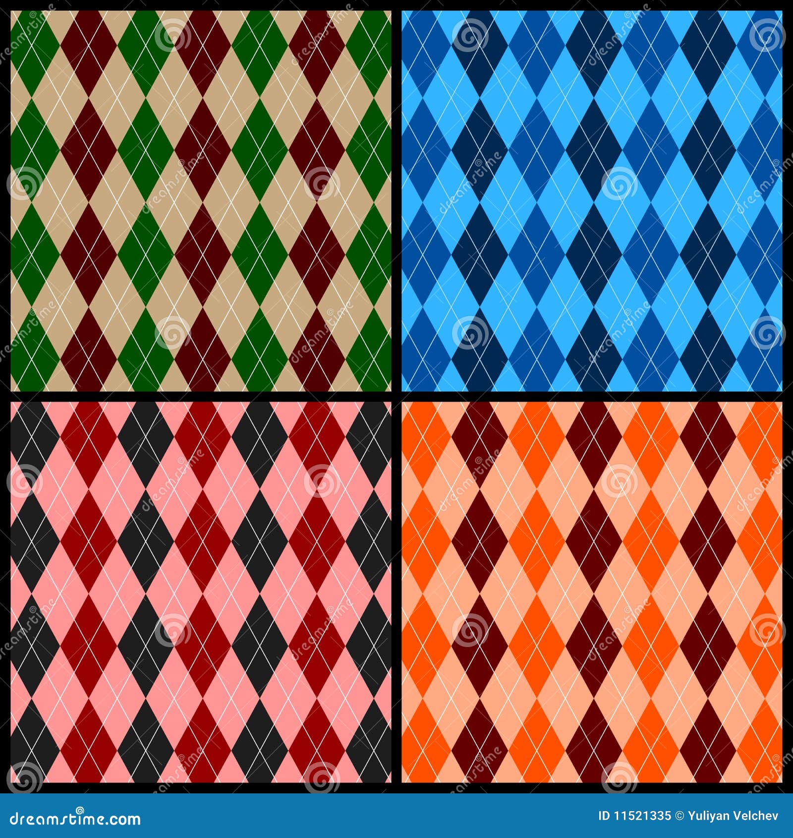 Argyle Pattern Vector Illustration | CartoonDealer.com #21622728