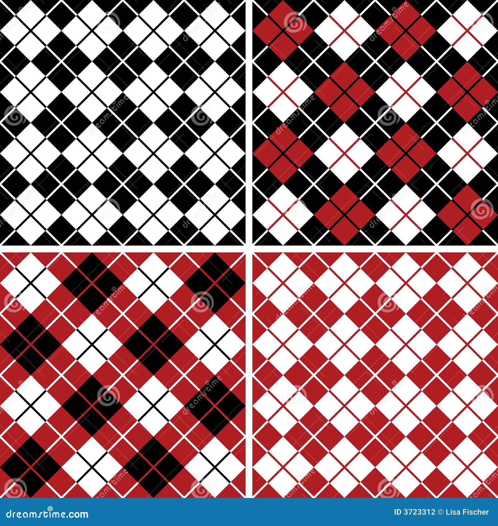 Argyle Patterns Vector Illustration | CartoonDealer.com #25354758