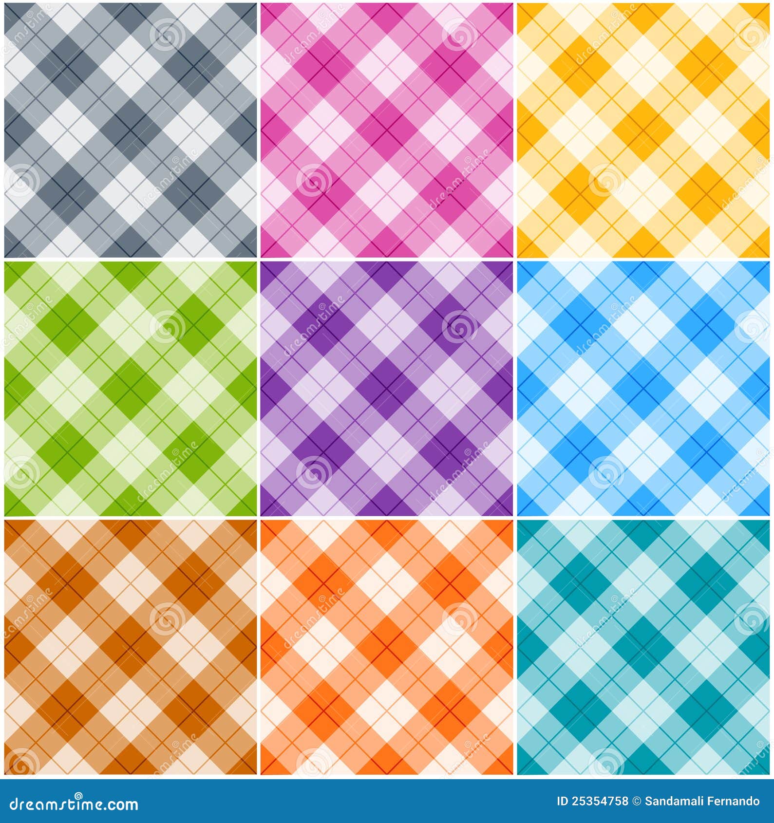 Argyle Patterns Vector Illustration | CartoonDealer.com #25354758