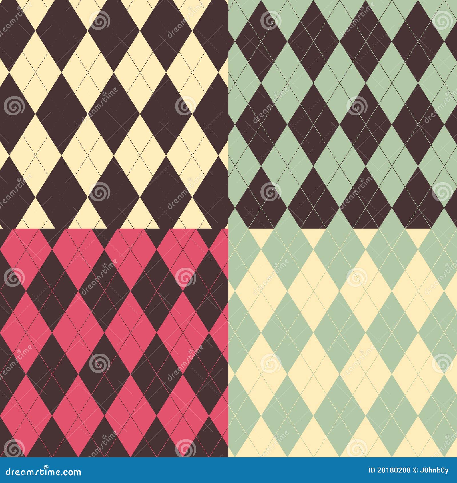 Argyle Patterns Vector Illustration | CartoonDealer.com #25354758