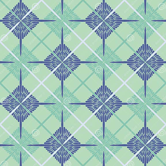 Argyle Repeat Pattern with Gold Accents Stock Illustration ...