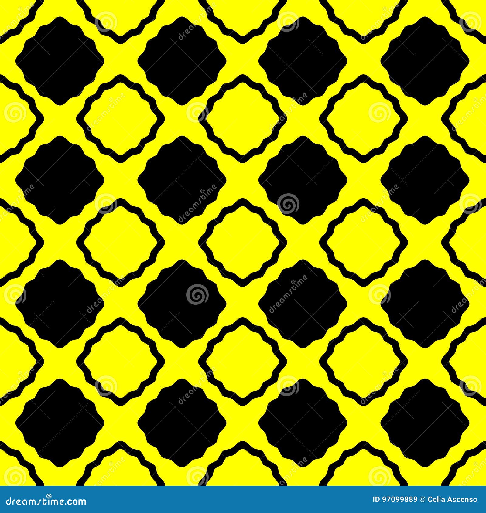 Argyle Squares Seamless Pattern Amarillo Stock de ilustración ...