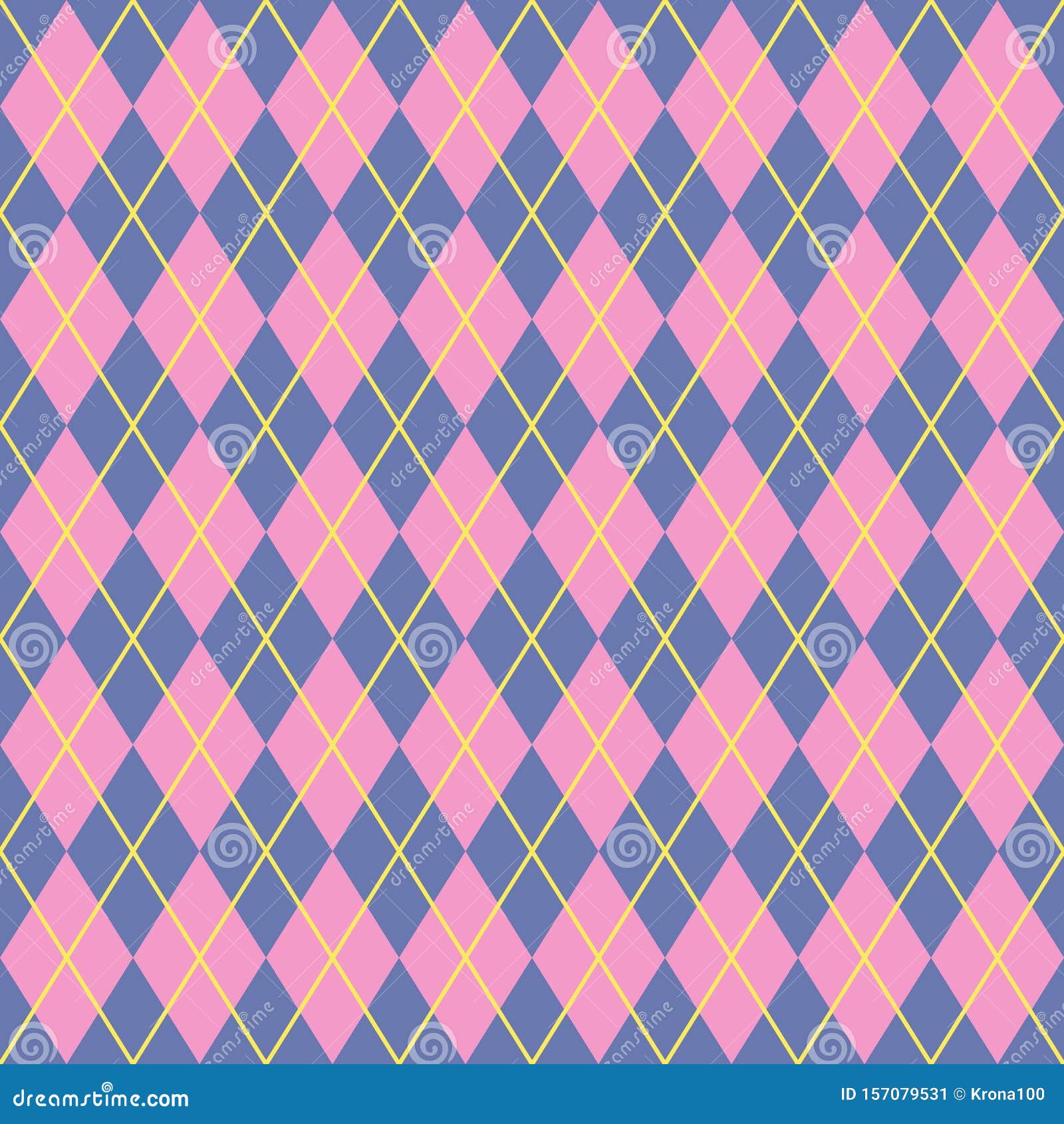 Argyle Vector Seamless Pattern. Abstract Check Repeat Background Stock ...