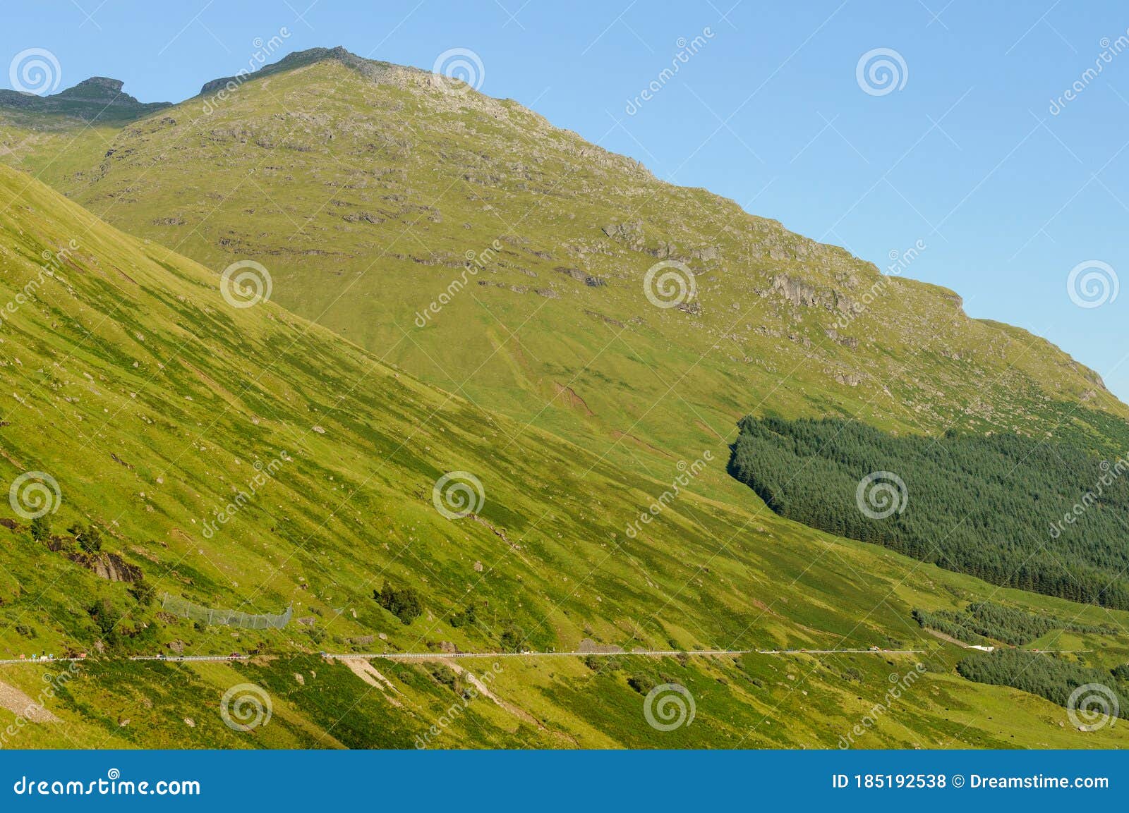 The A83 Road in Argyll and Bute Stock Photo - Image of travelling ...