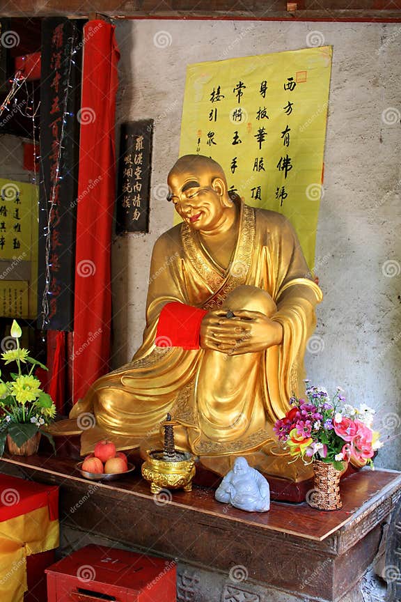 Arhat temple. stock image. Image of religion, temple - 24844661