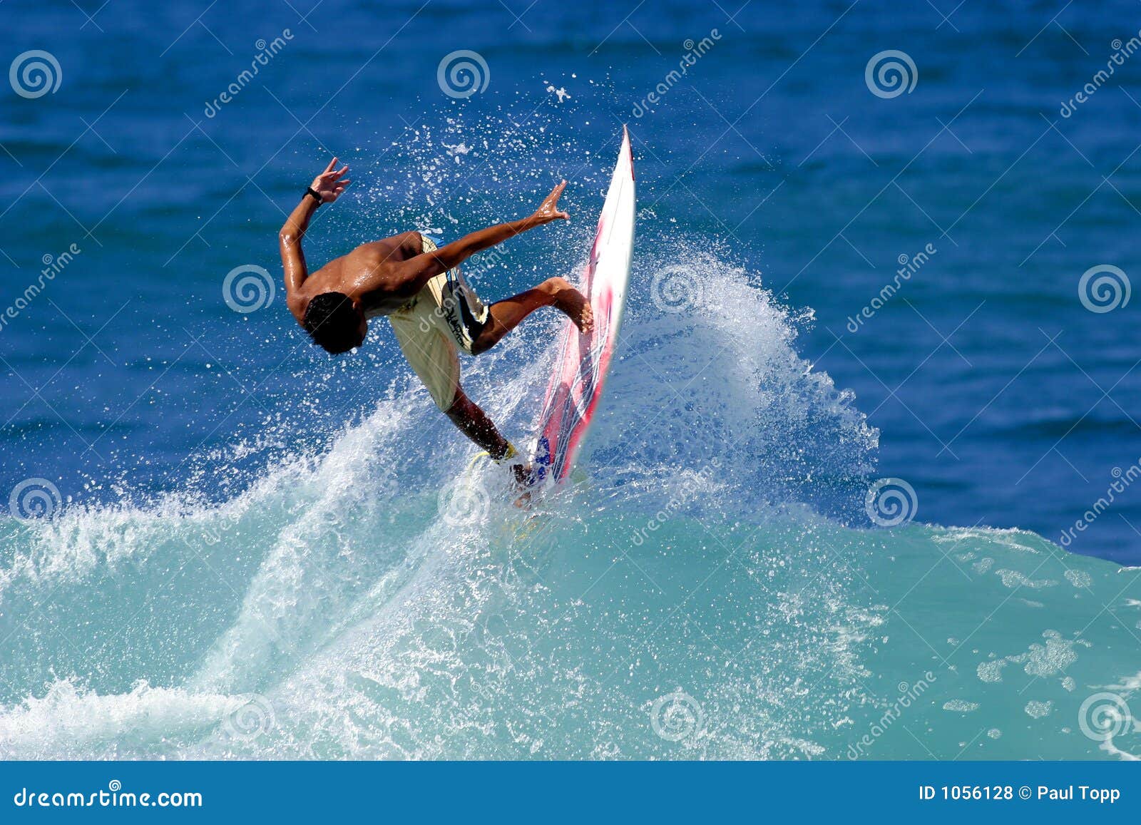 Aria praticante il surfing fotografia stock editoriale. Immagine di ...