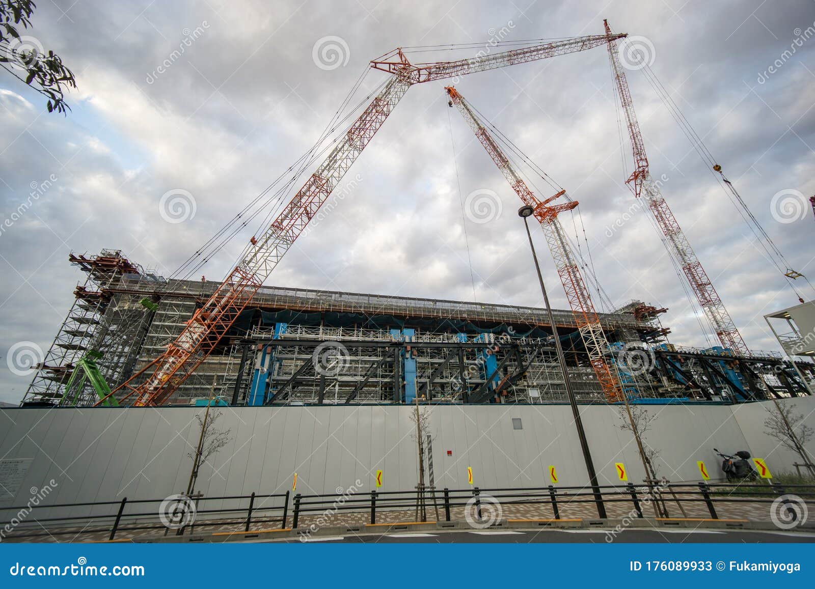Ariake Arena Under Construction, Japan Tokyo Editorial Stock Photo ...