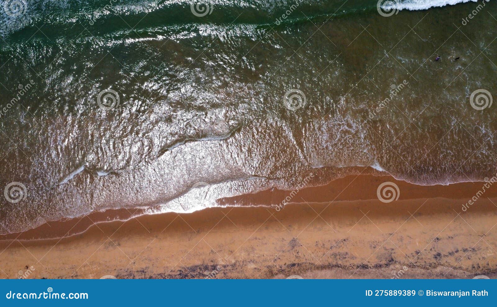 Arial Drone View of Sea Beach with Ocean Wave Stock Image - Image of ...