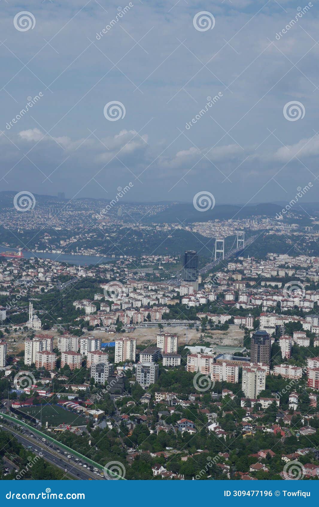 Arial View of Istanbul Residential Buildings Stock Photo - Image of ...