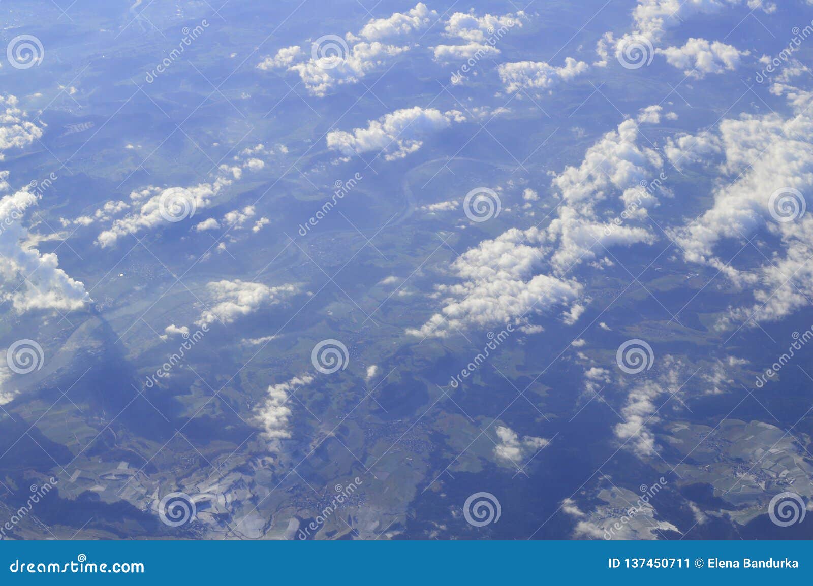 Arial View from the Window Plain Stock Image - Image of arial, view ...