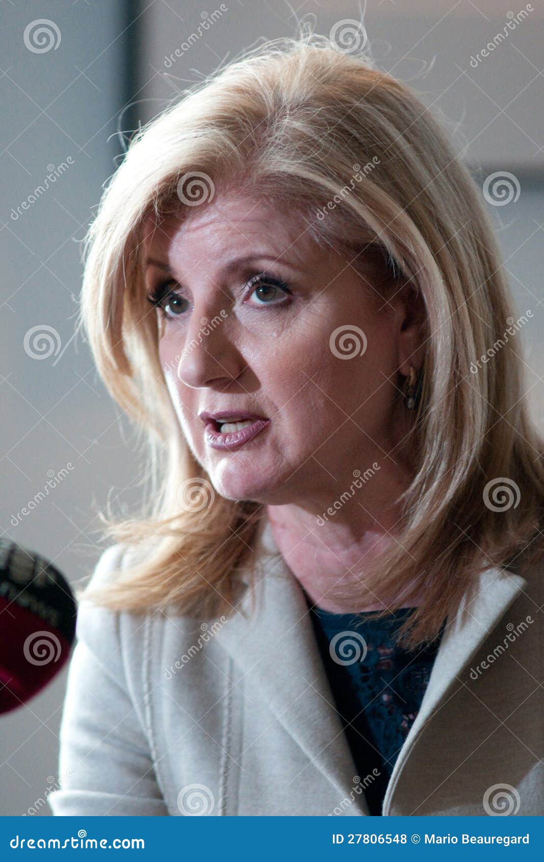 Arianna Huffington foto de stock editorial. Imagem de bordo - 27806548