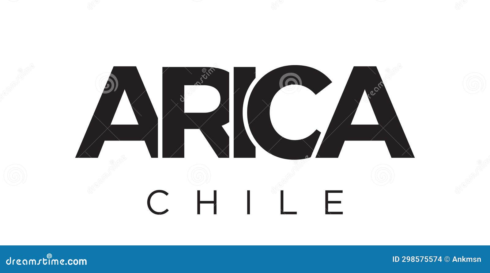 Arica in the Chile Emblem. the Design Features a Geometric Style ...