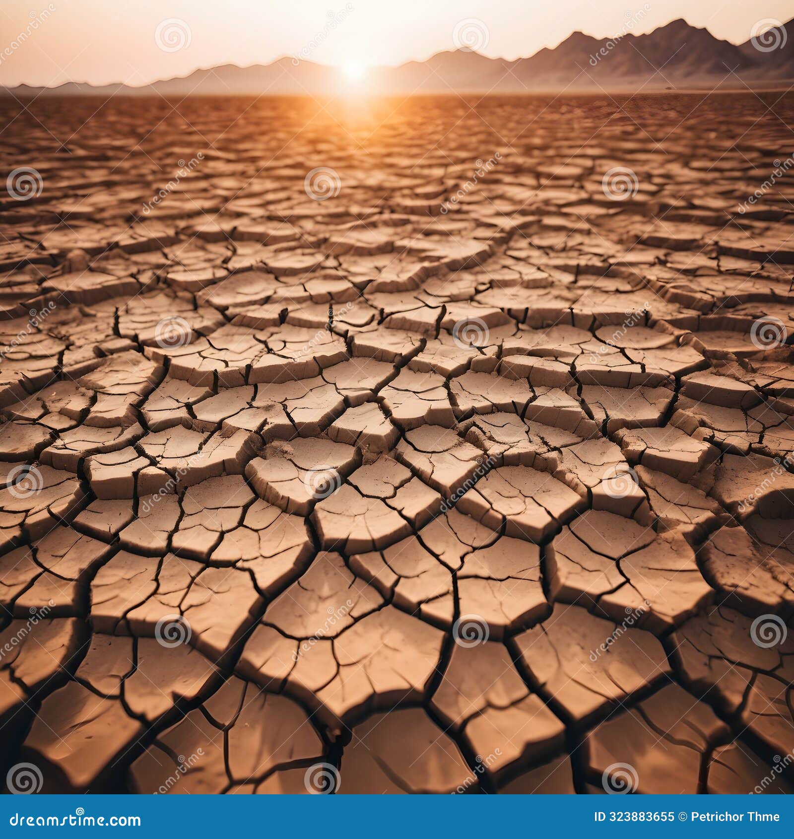 Arid Landscape: Soil Texture Layers Stock Illustration - Illustration ...