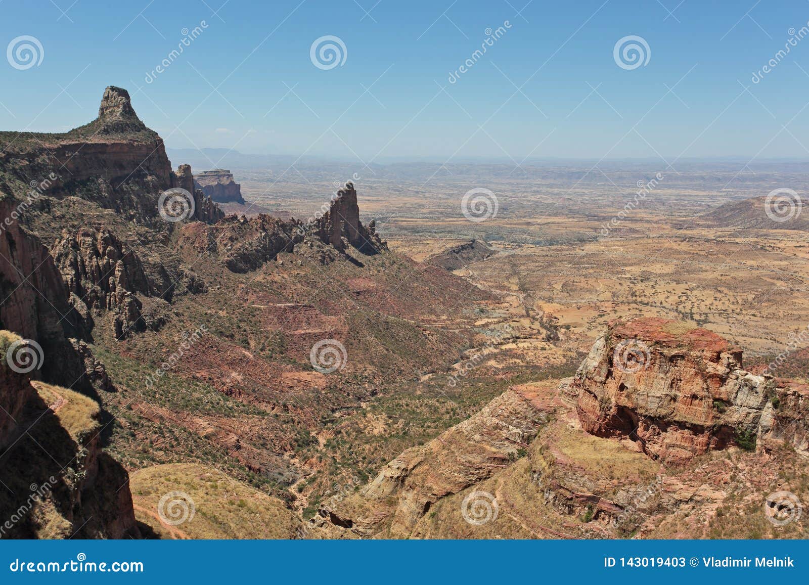 Landscape in Tigray Province, Ethiopia Stock Image - Image of ...