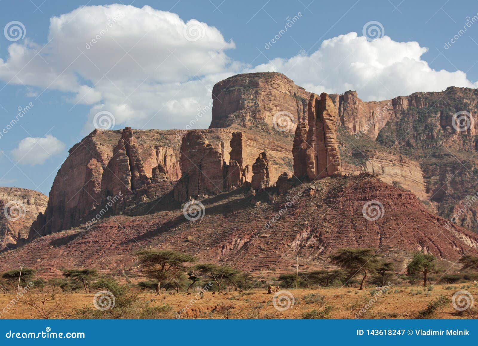 Landscape in Tigray Province, Ethiopia Stock Image - Image of gheralta ...