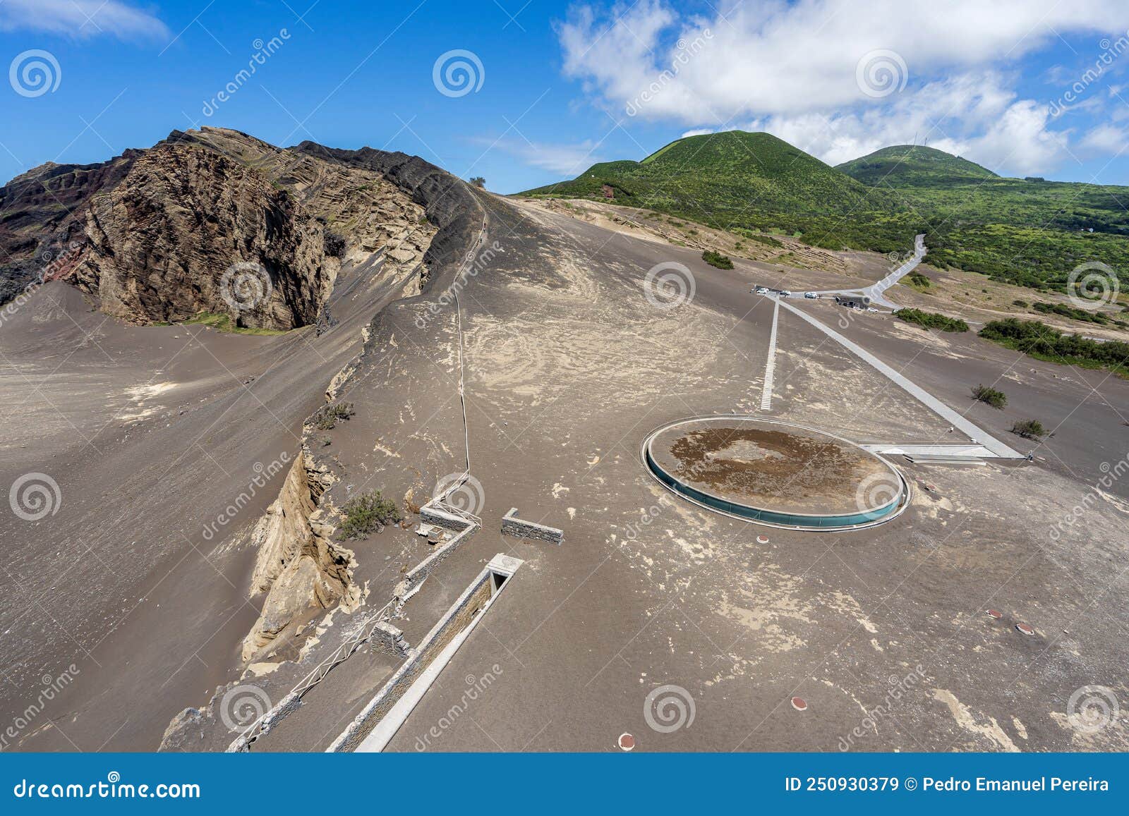 Arid Zone of the Capelinhos Volcano, Island of Faial in the Azores ...