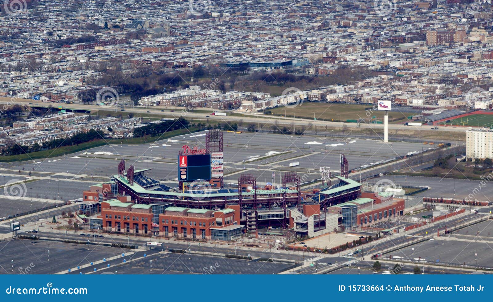Ariel of Citizens Bank Park Stadium Editorial Stock Image - Image of ...