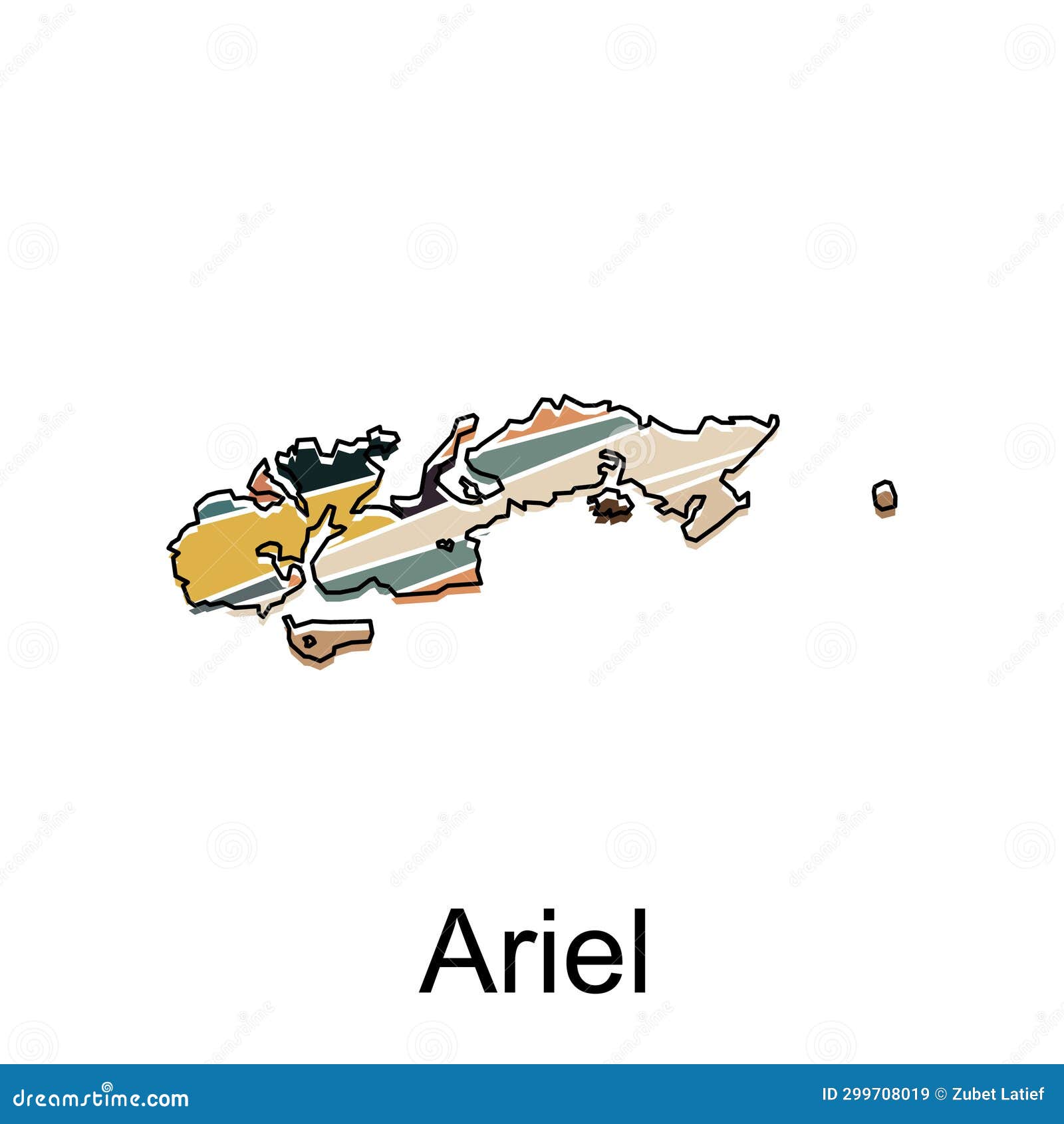 Stylized Ariel Character: Detailed Comic Book Art Illustration ...