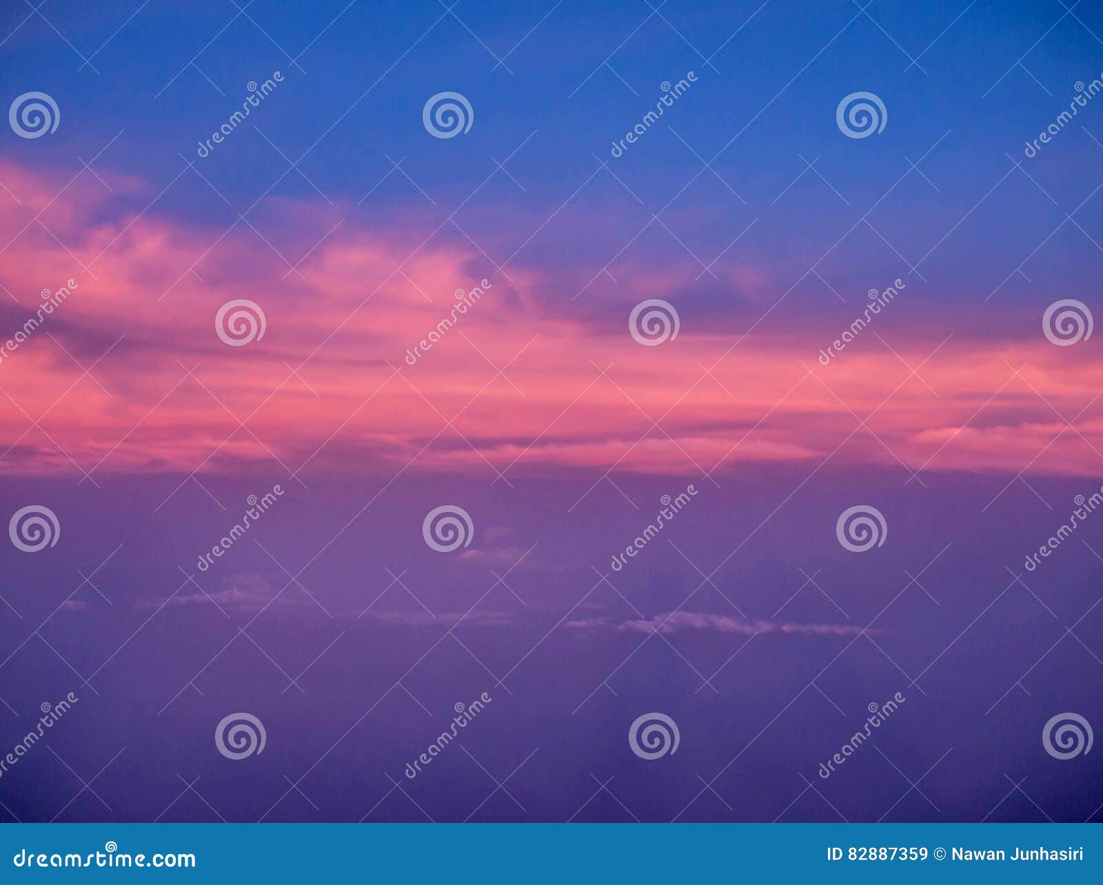 Ariel View of Clouds and Sky in Sunset Above City Stock Image - Image ...