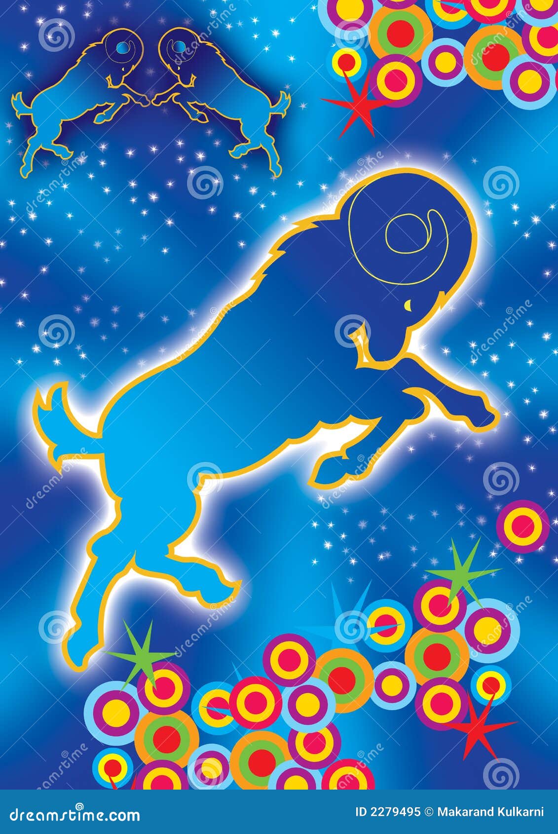 Aries stock illustration. Illustration of future, icon - 2279495
