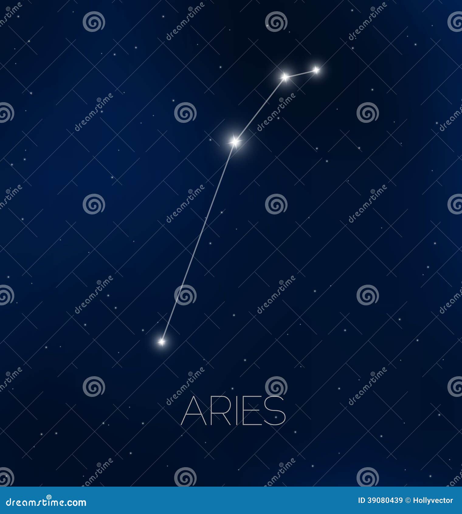 Aries Constellation. Zodiac Sign Aries Constellation Lines Stock ...