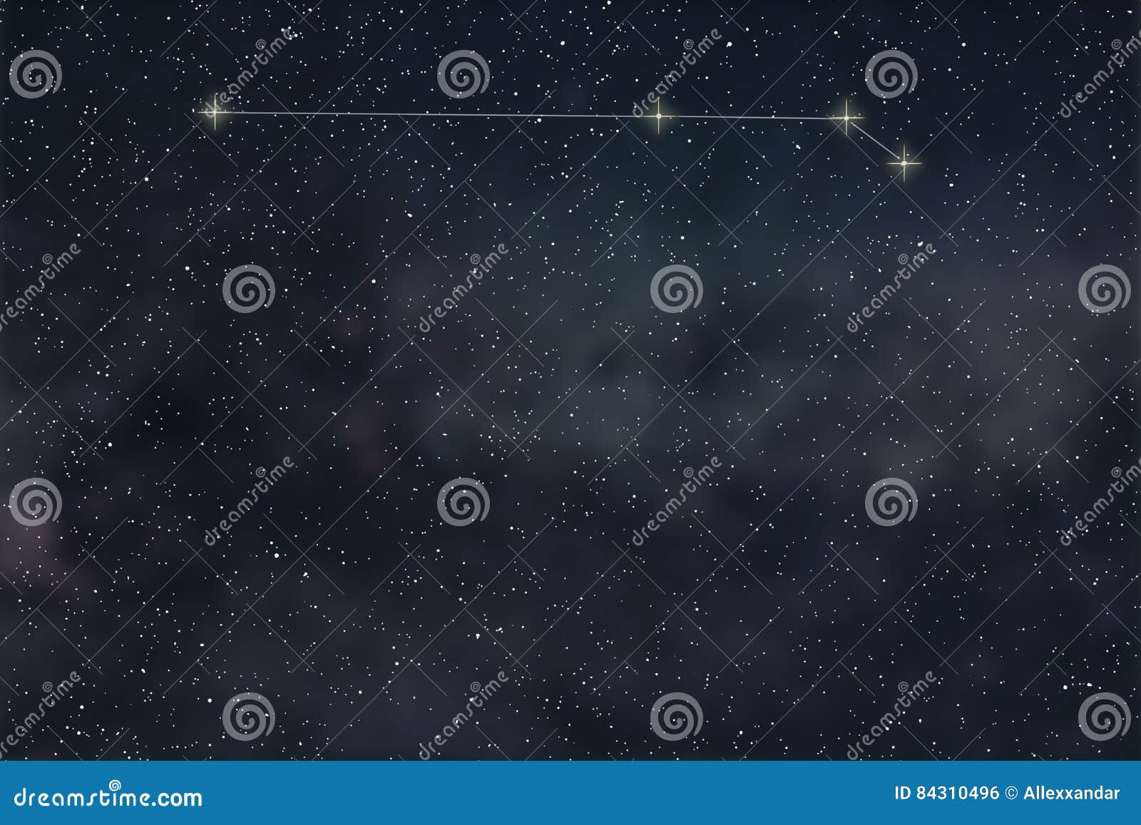Aries Constellation. Zodiac Sign Aries Constellation Lines Stock ...