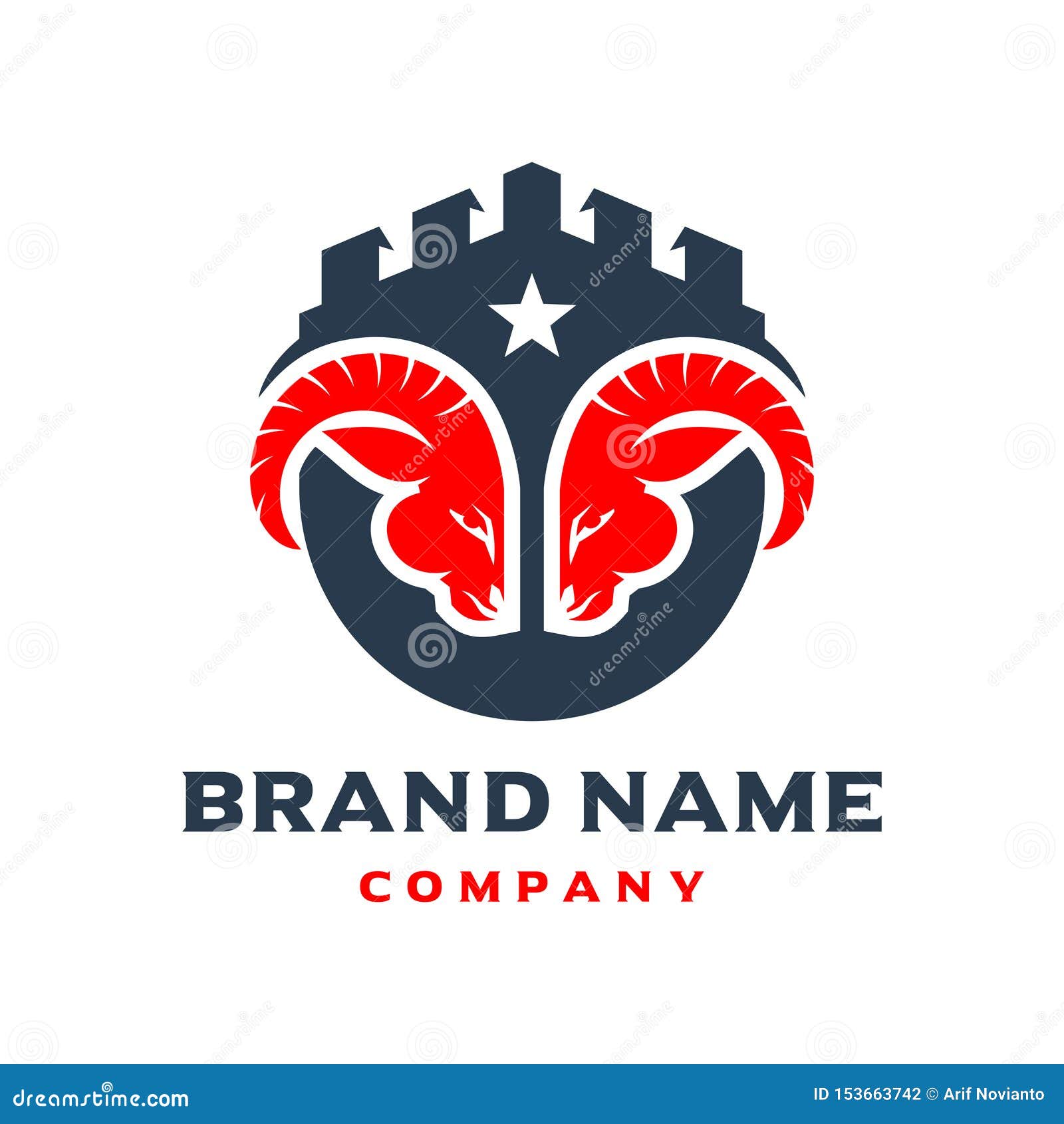 Aries Logo Esport Gaming Mascot Vector Art Illustration | CartoonDealer ...