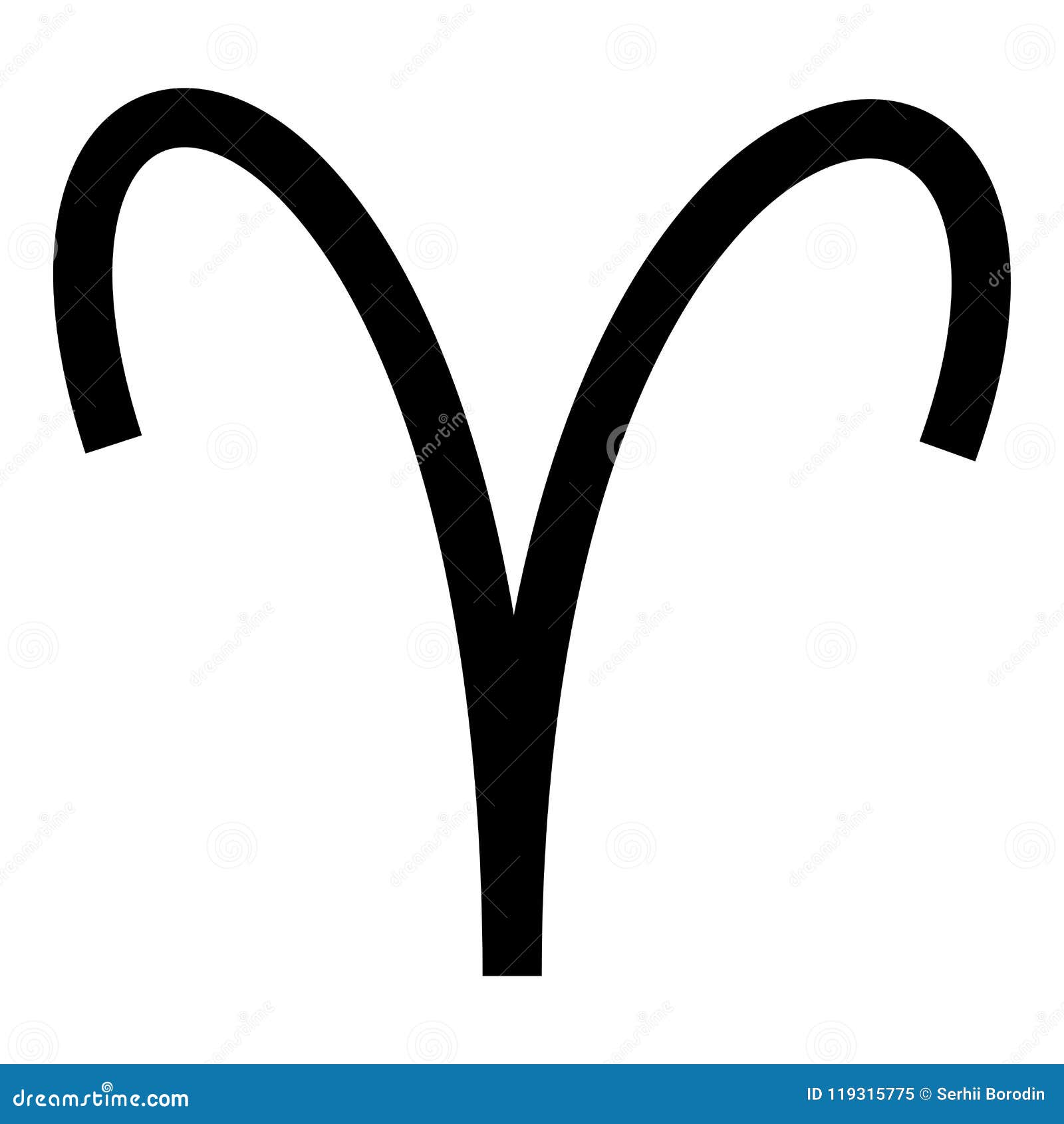 Aries Symbol Icon Black Color Illustration Flat Style Simple Image ... Aries Symbol Icon Black Color Illustration Flat Style Simple Image ...