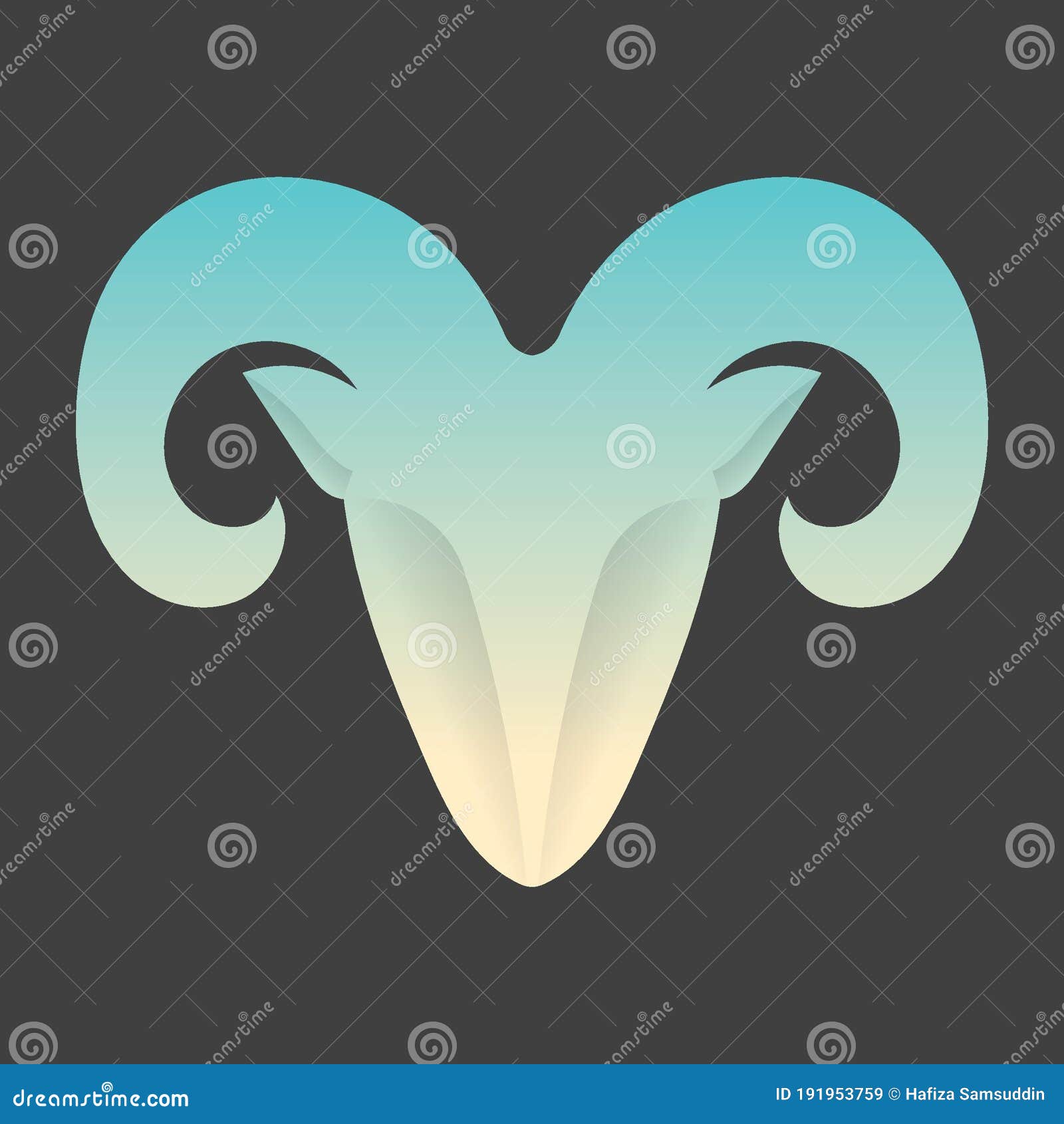Aries. Vector Illustration Decorative Design Stock Vector ...