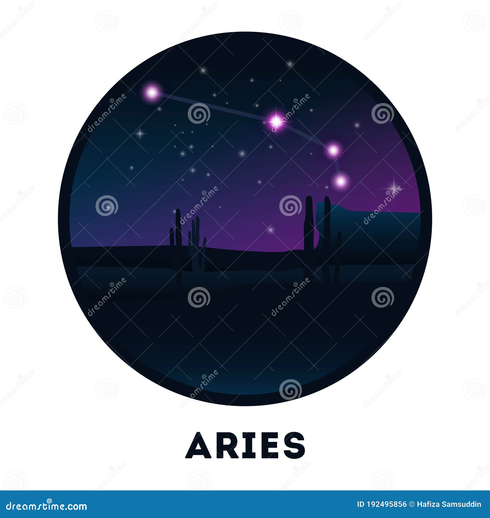 Aries. Vector Illustration Decorative Design Stock Vector ...