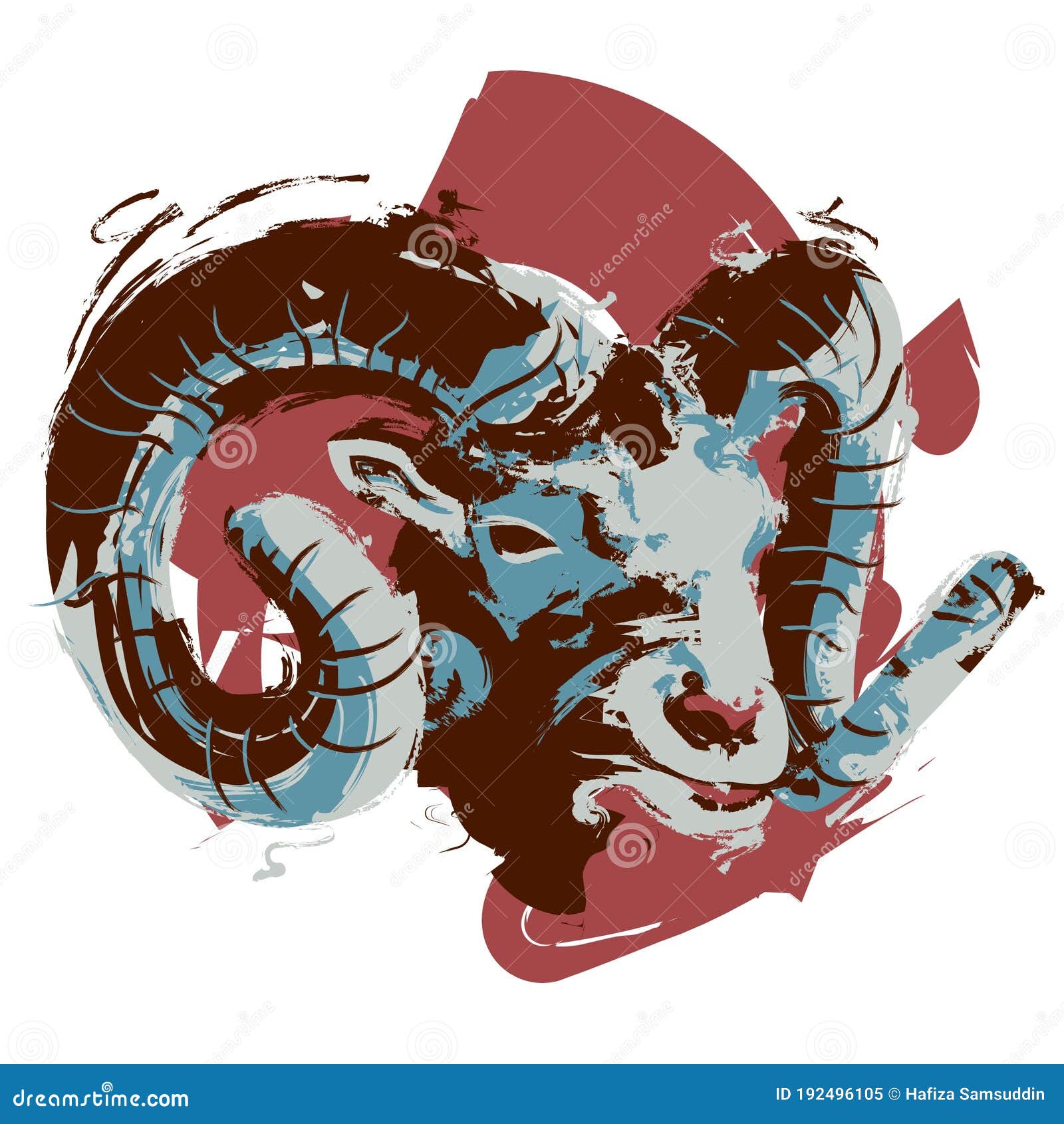 Aries. Vector Illustration Decorative Design Stock Vector ...