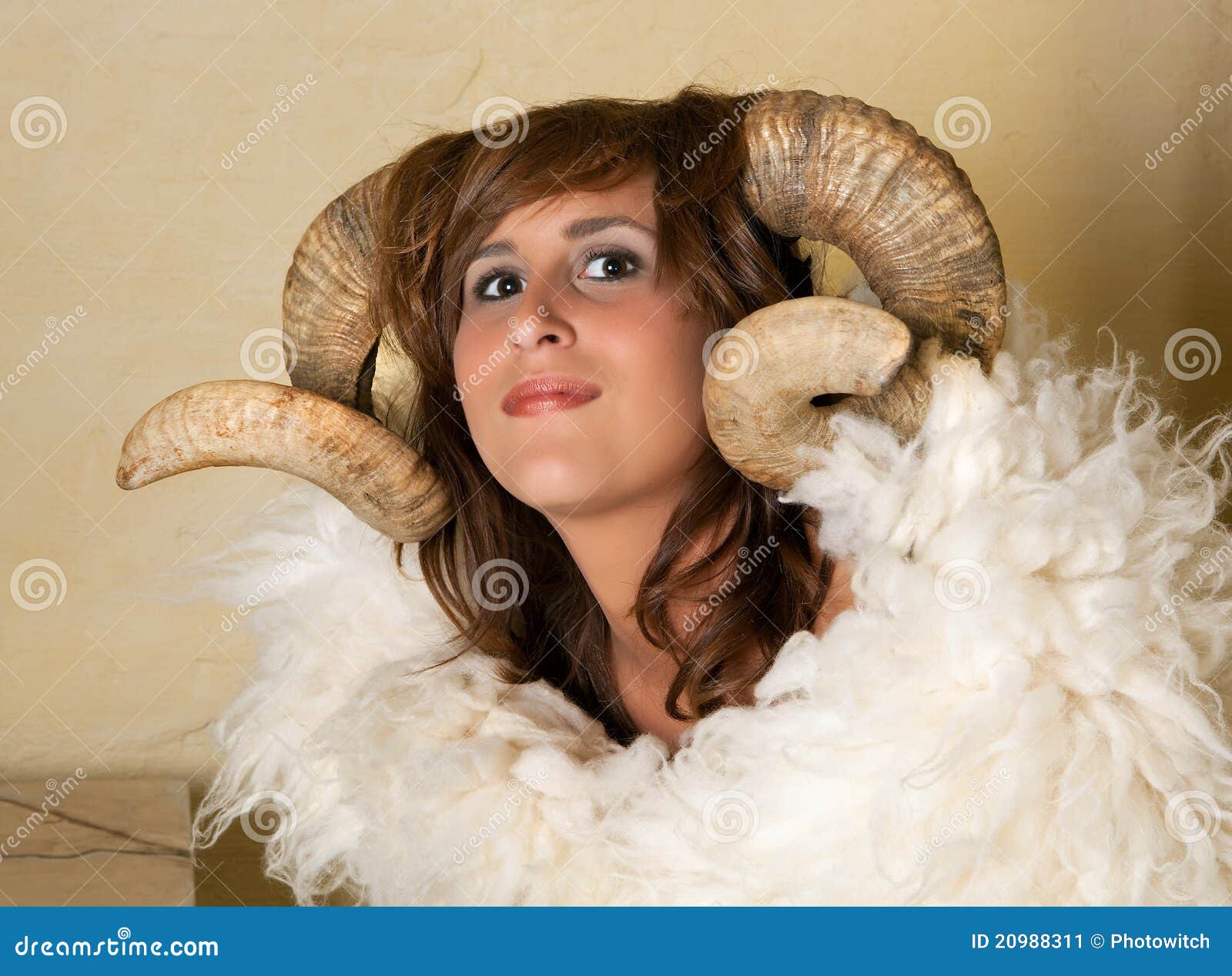 Aries woman stock image. Image of astrological, portrait - 20988311