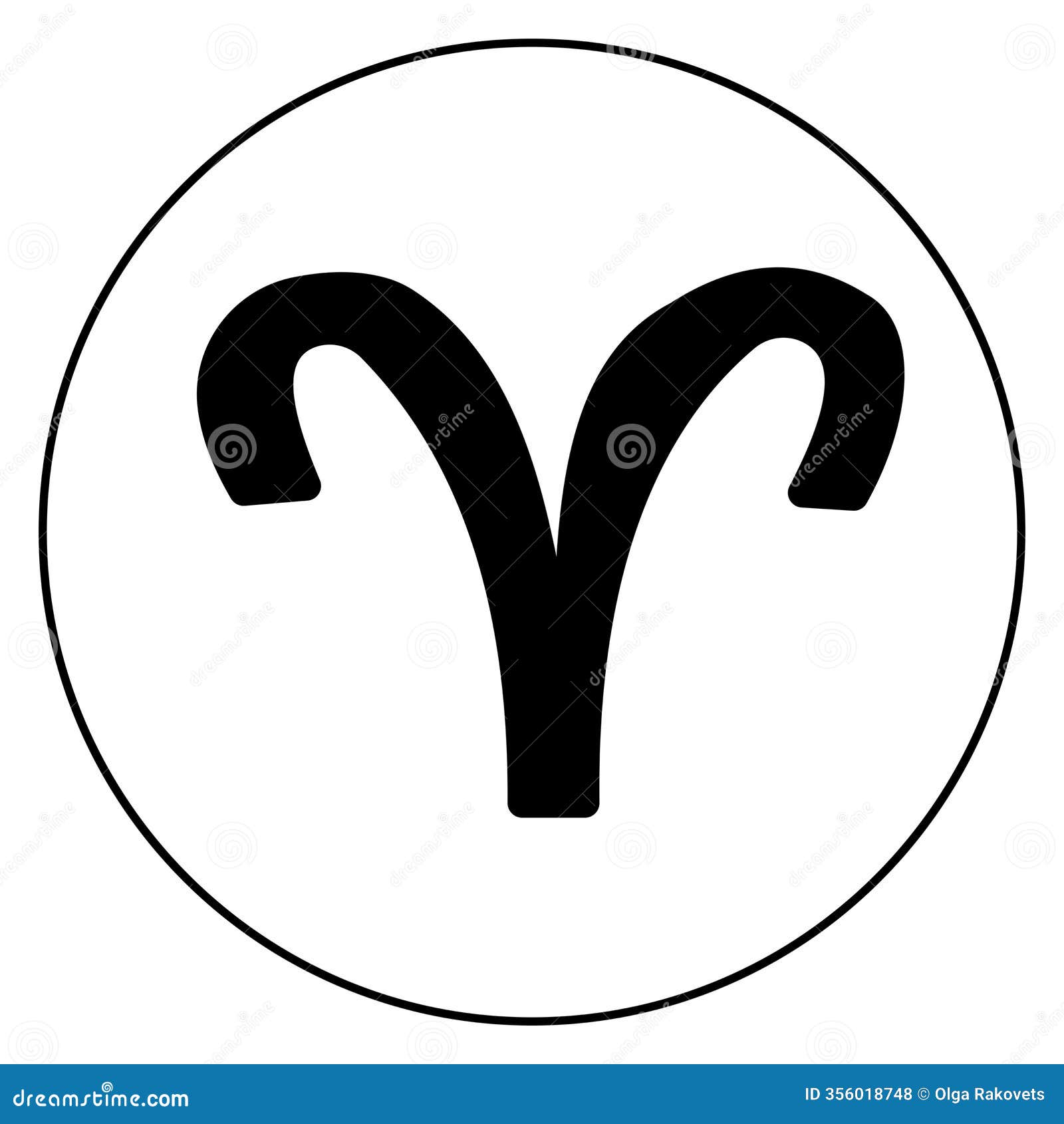 Aries Round Zodiac Animal Sign Realistic Mystical Background Wallpaper ...