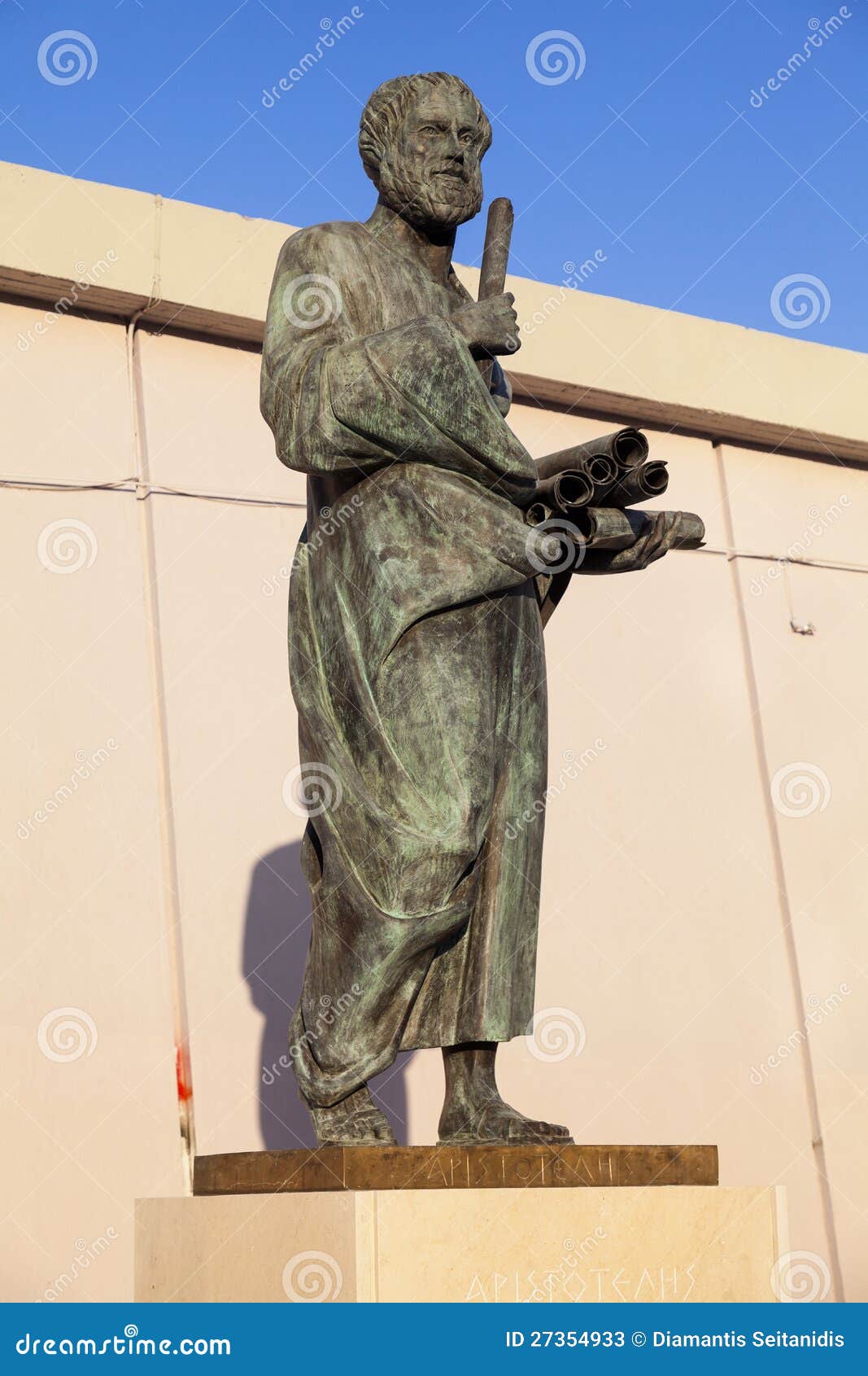 Aristoteles (384-322 B.C.) stockbild. Bild von mazedonisch - 27354933