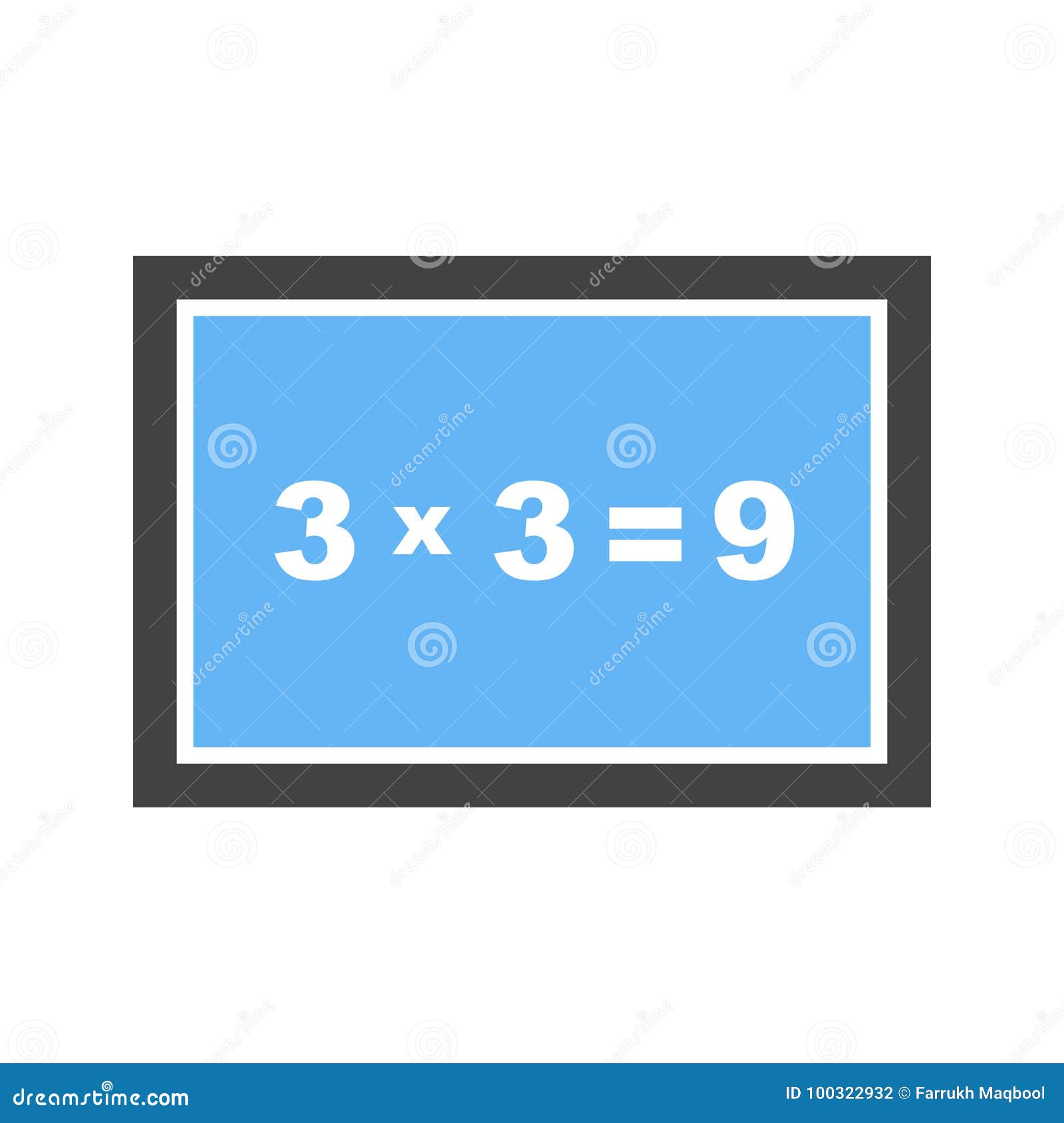 Arithmetic stock vector. Illustration of arithmetic - 100322932