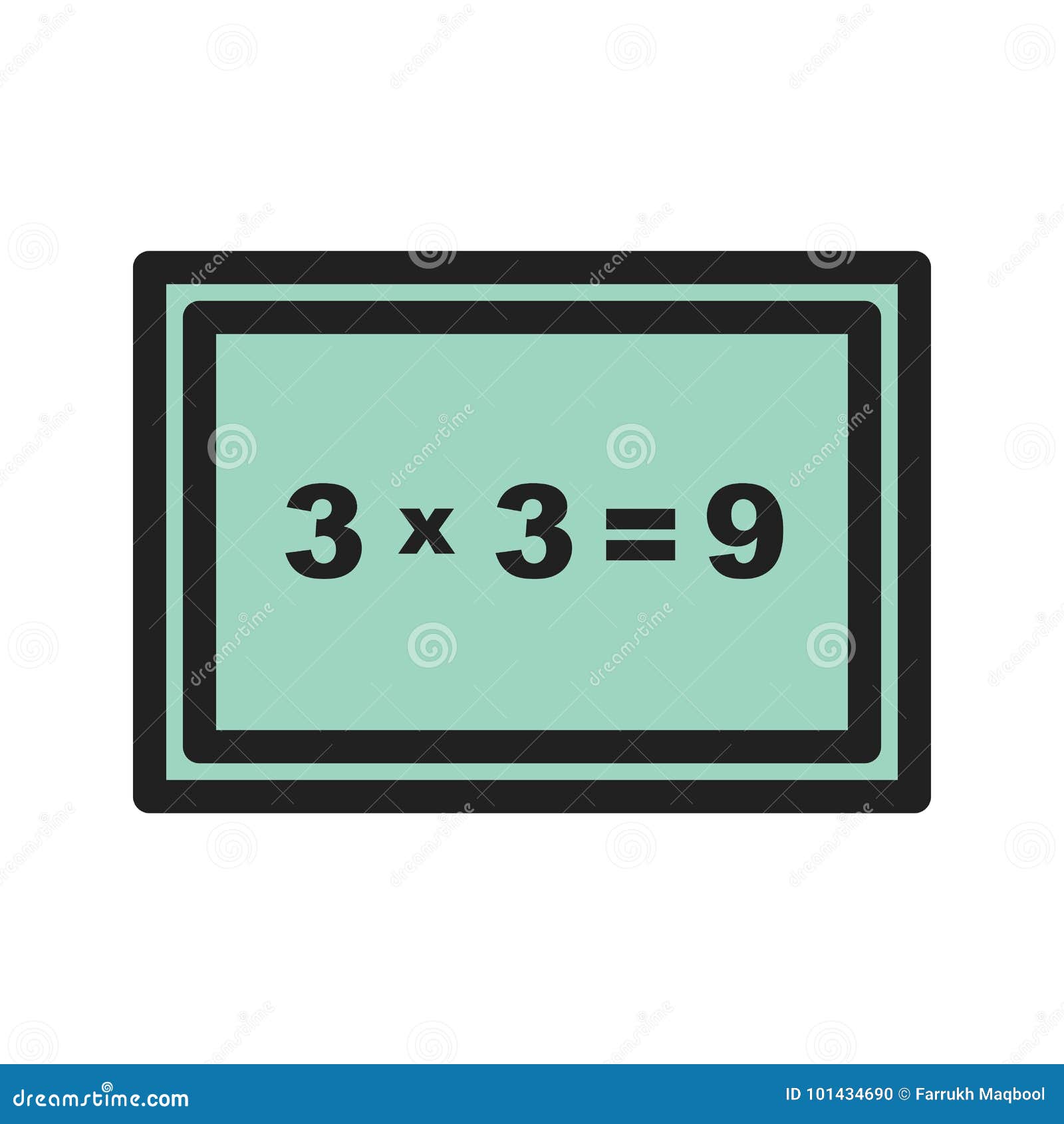 Arithmetic stock vector. Illustration of mathematics - 101434690