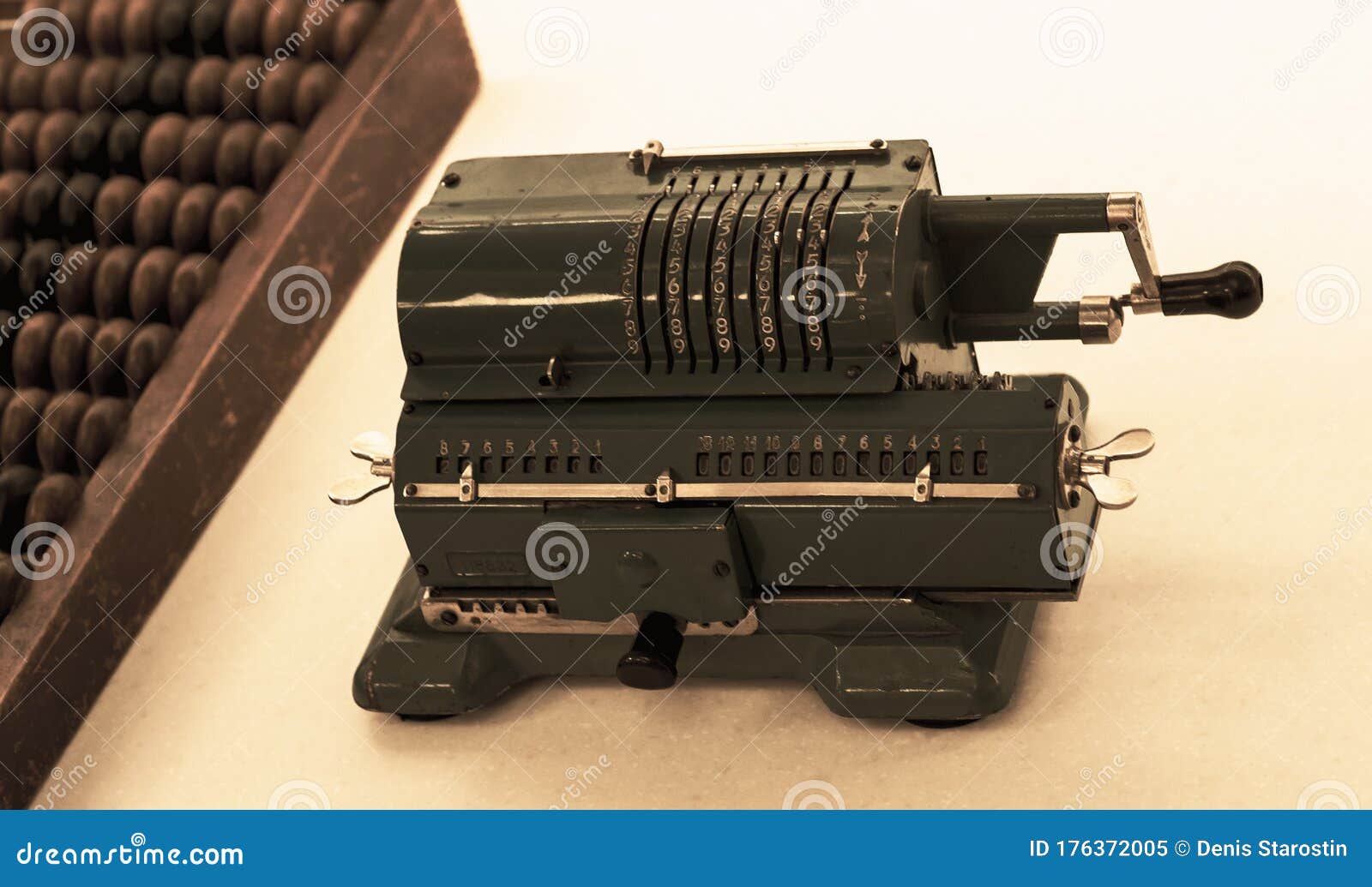 Arithmometer, Old and Retro Computer for Mathematical Calculations ...