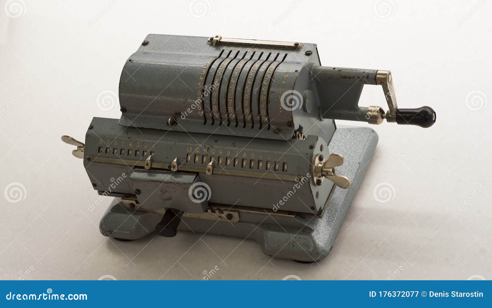 Arithmometer, Old and Retro Computer for Mathematical Calculations ...