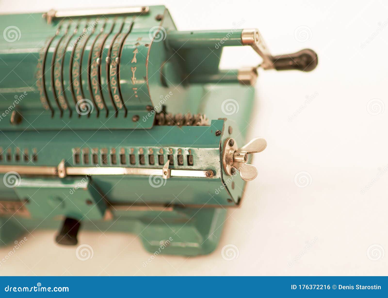 Arithmometer, Old and Retro Computer for Mathematical Calculations ...