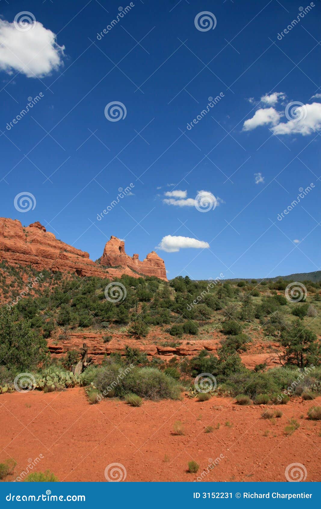 Arizona desert scenery stock image. Image of deserted - 3152231