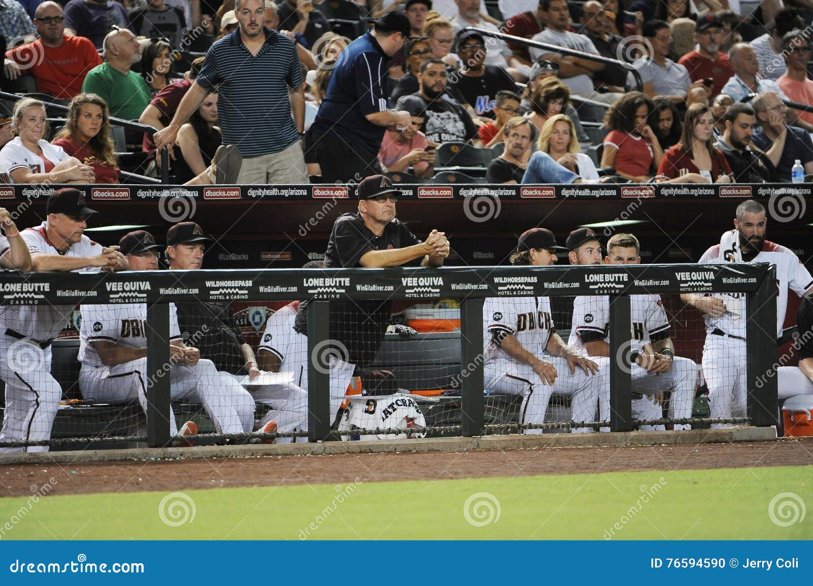 Arizona Diamondbacks Dugout Editorial Image - Image of slide, arizona ...