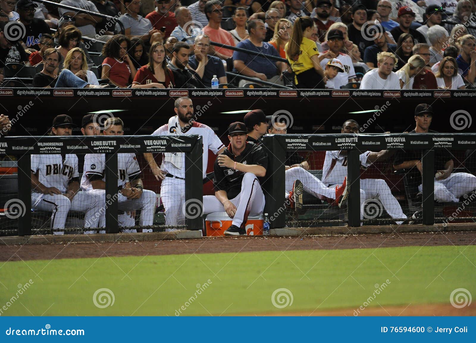 Arizona Diamondbacks Dugout Editorial Image - Image of major ...