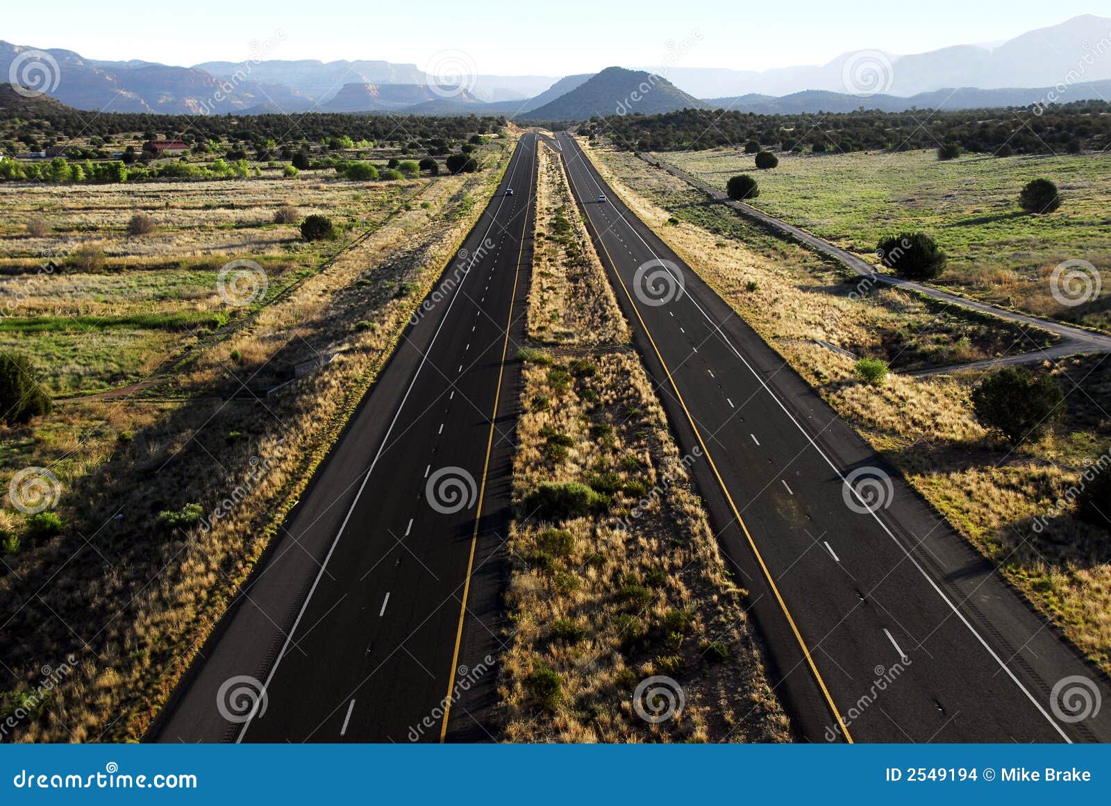 Arizona Highway stock photo. Image of lane, transportation - 2549194