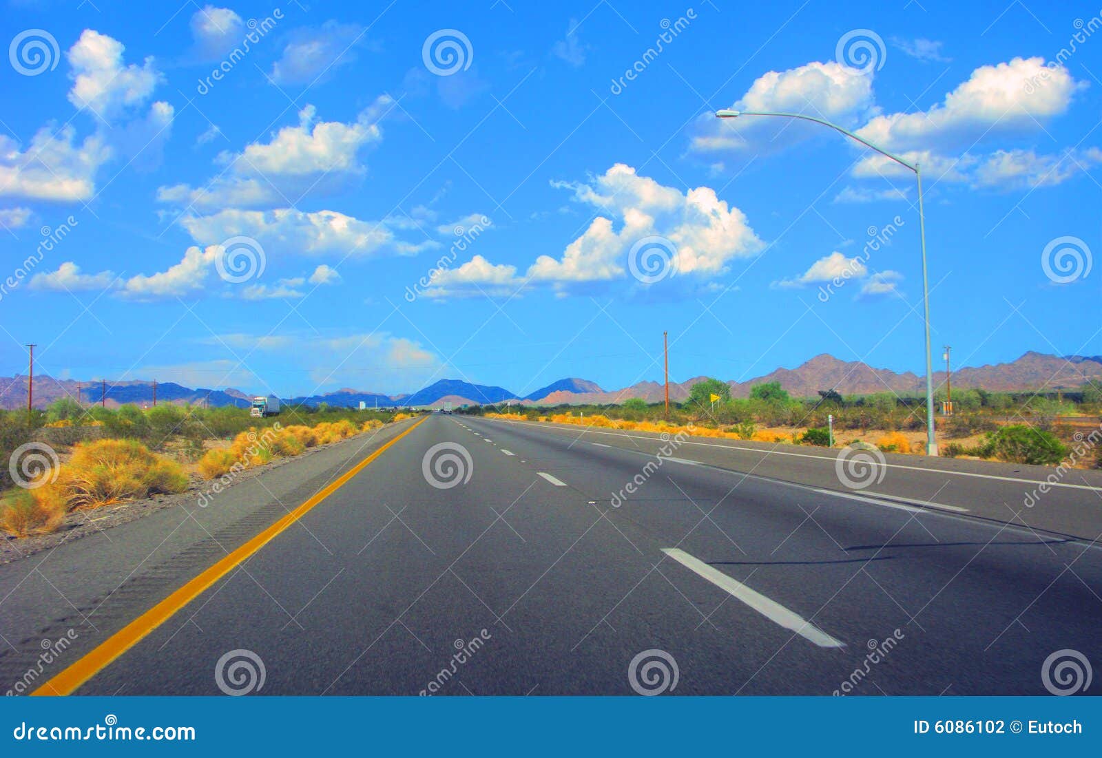 Arizona Highway stock photo. Image of cloudscape, landscape - 6086102