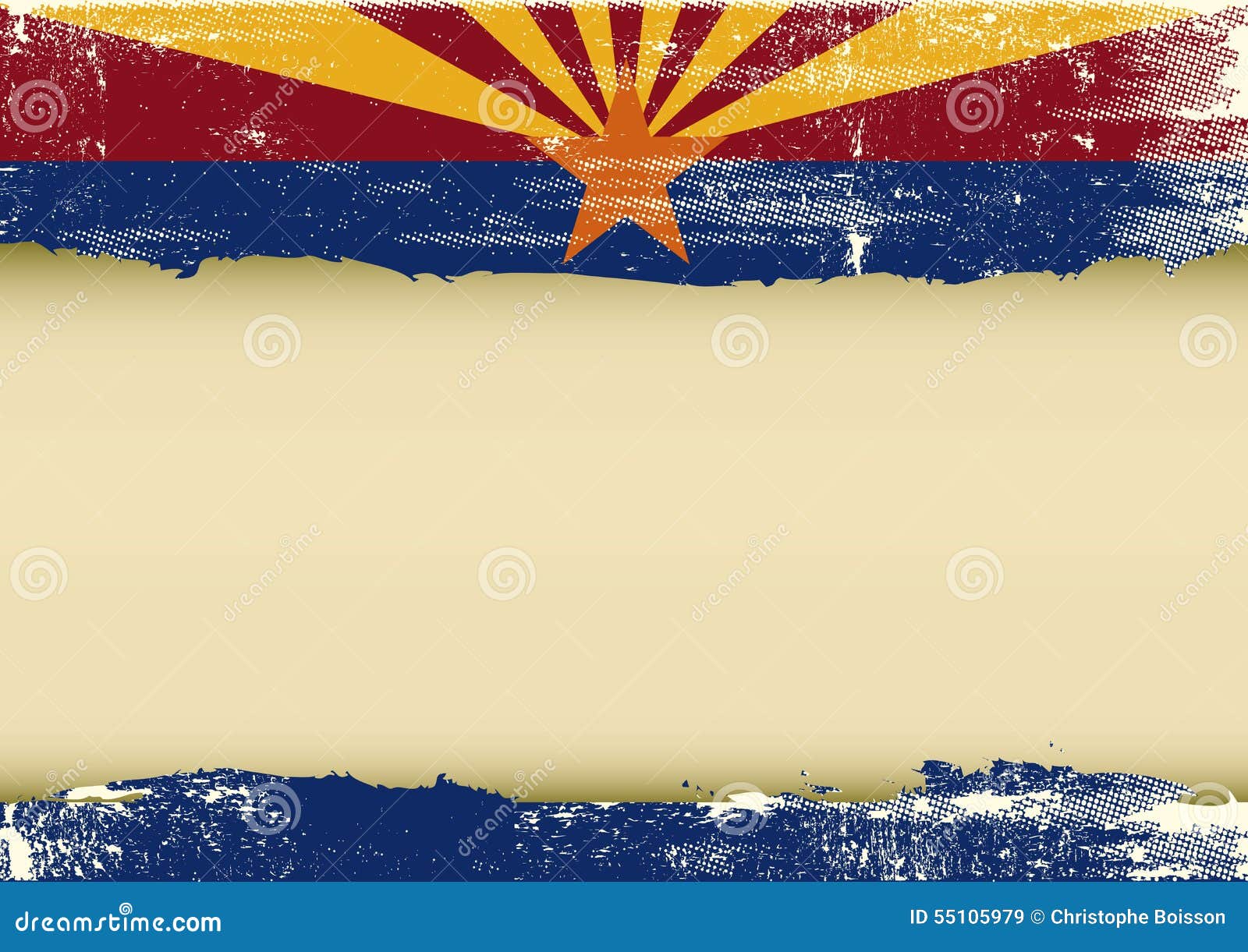 Arizona Flag Mockup In The Wind Stock Photo | CartoonDealer.com #150417216